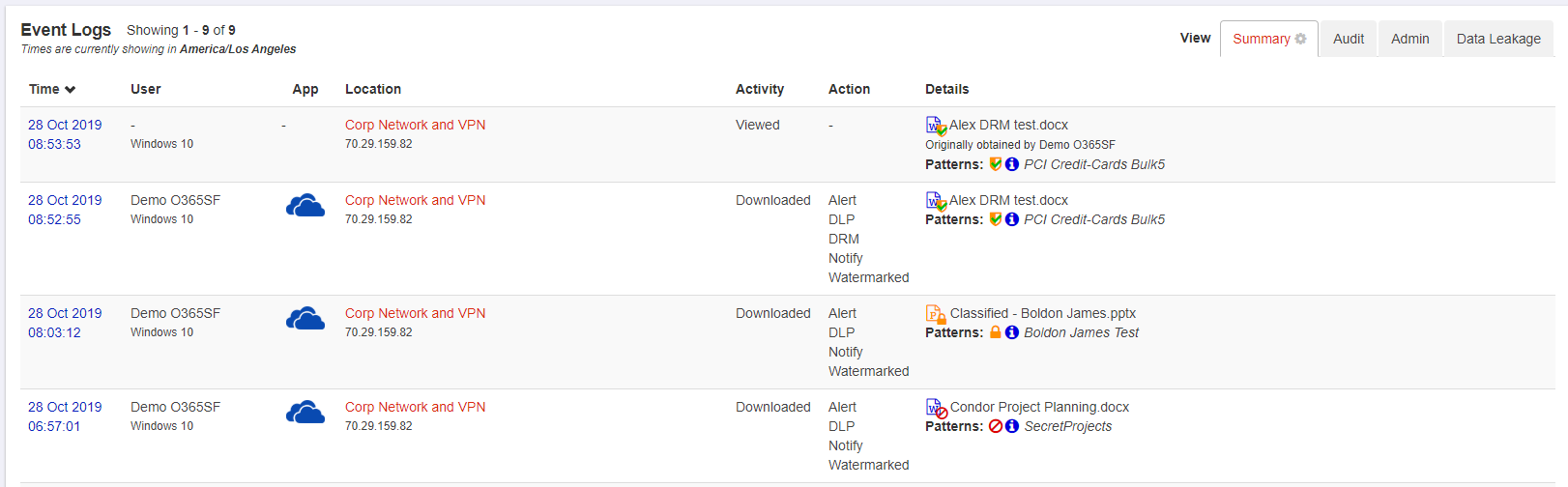 Understanding Event Logs in Proxy logs